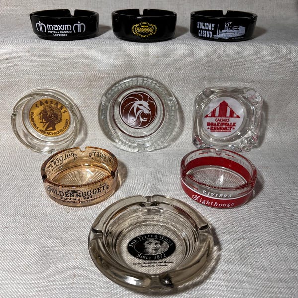 Las Vegas Ashtrays - Etsy