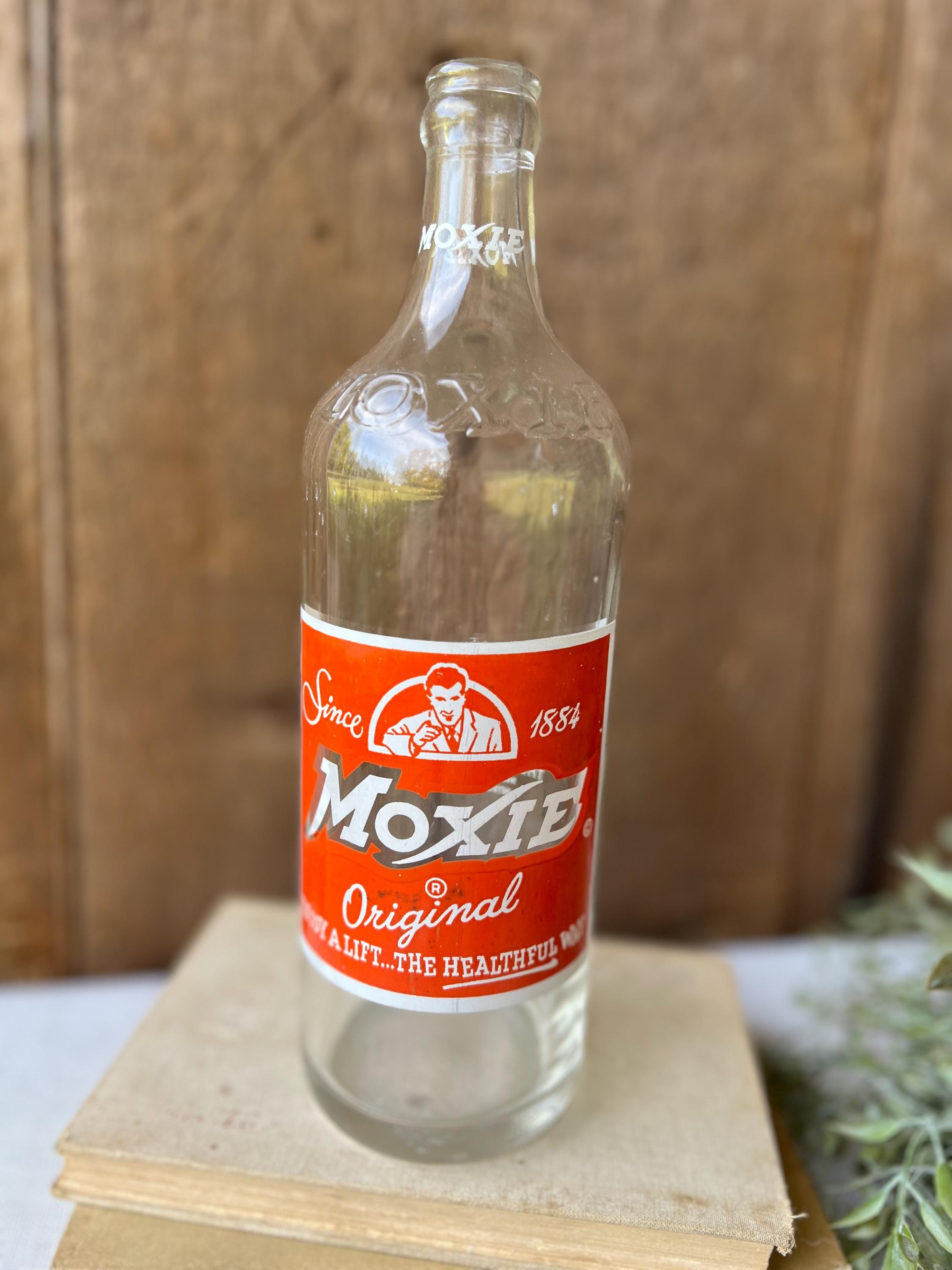 Vintage Moxie Soda Bottle, Antique Pop Bottle, Moxie Nerve Food Bottle ...