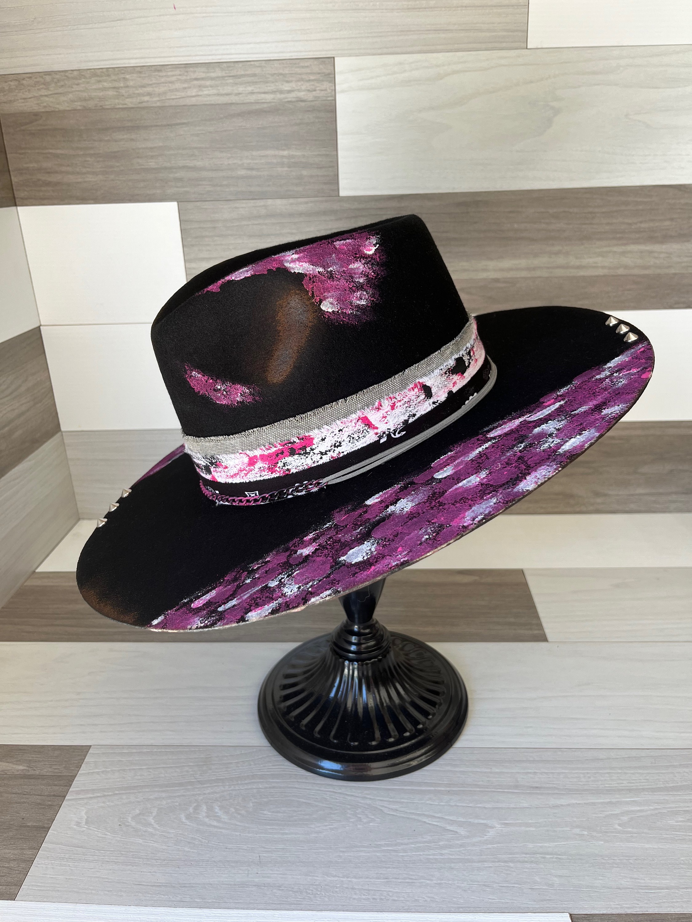 Electric Dawn | Custom Felt Hat, Western Hat, Wide Brim Hat, Cowboy Hat ...