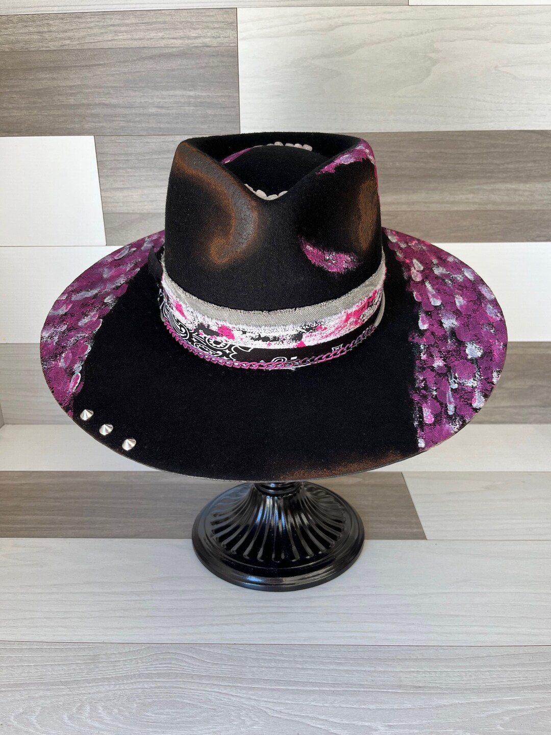 Electric Dawn | Custom Felt Hat, Western Hat, Wide Brim Hat, Cowboy Hat ...