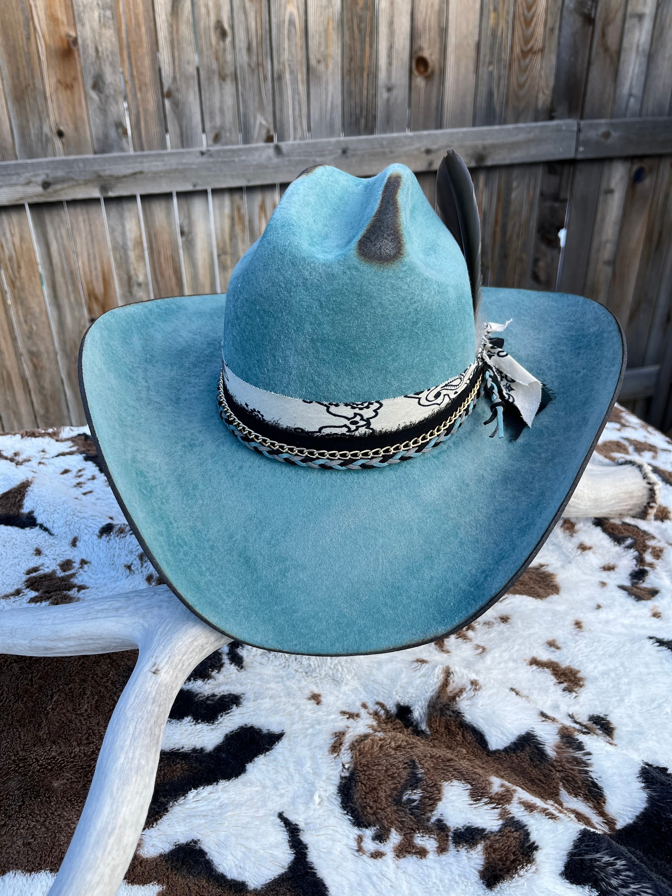 Snowmelt | Custom Cowboy Hat, Cowgirl Hat, Custom Burned Hat, Western ...