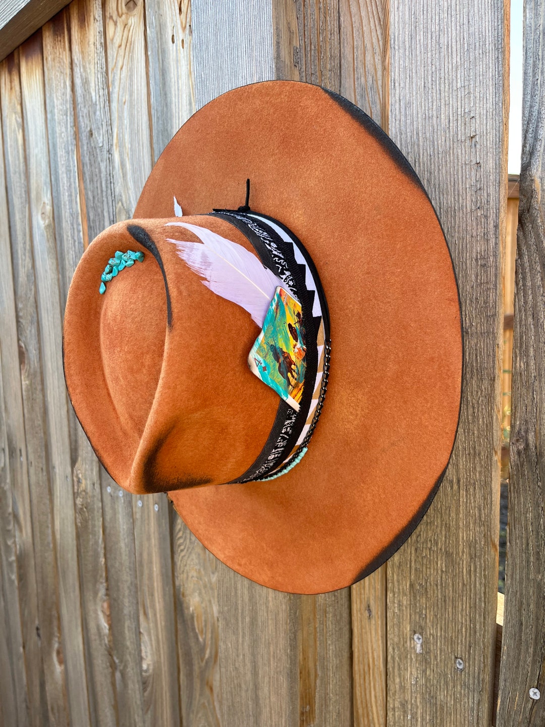 Santa Fe | Custom Felt Hat, Western Hat, Wide Brim Hat, Cowboy Hat ...