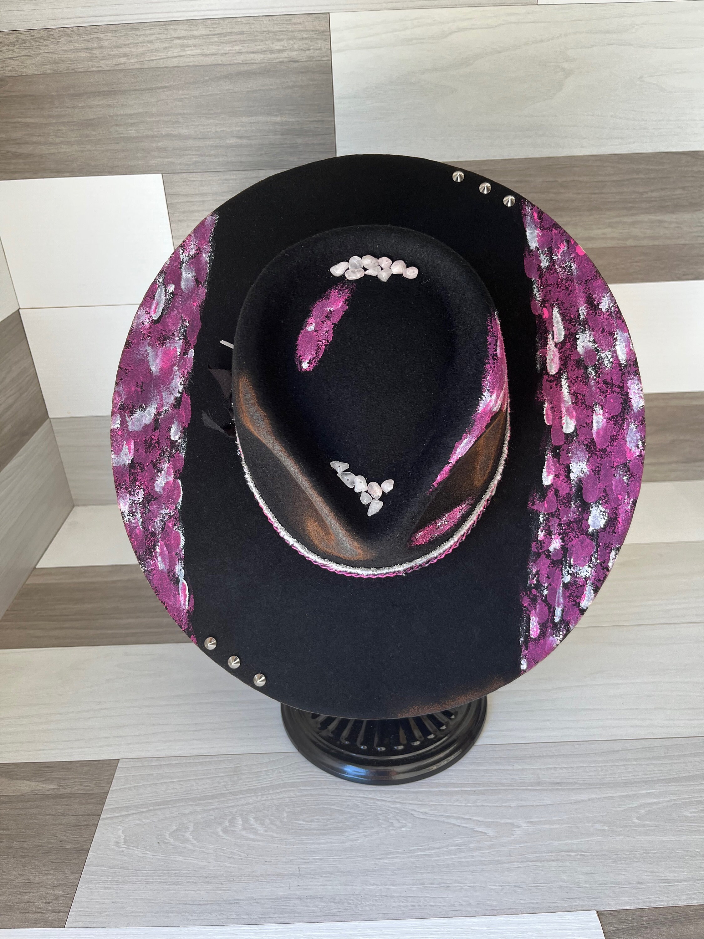Electric Dawn | Custom Felt Hat, Western Hat, Wide Brim Hat, Cowboy Hat ...