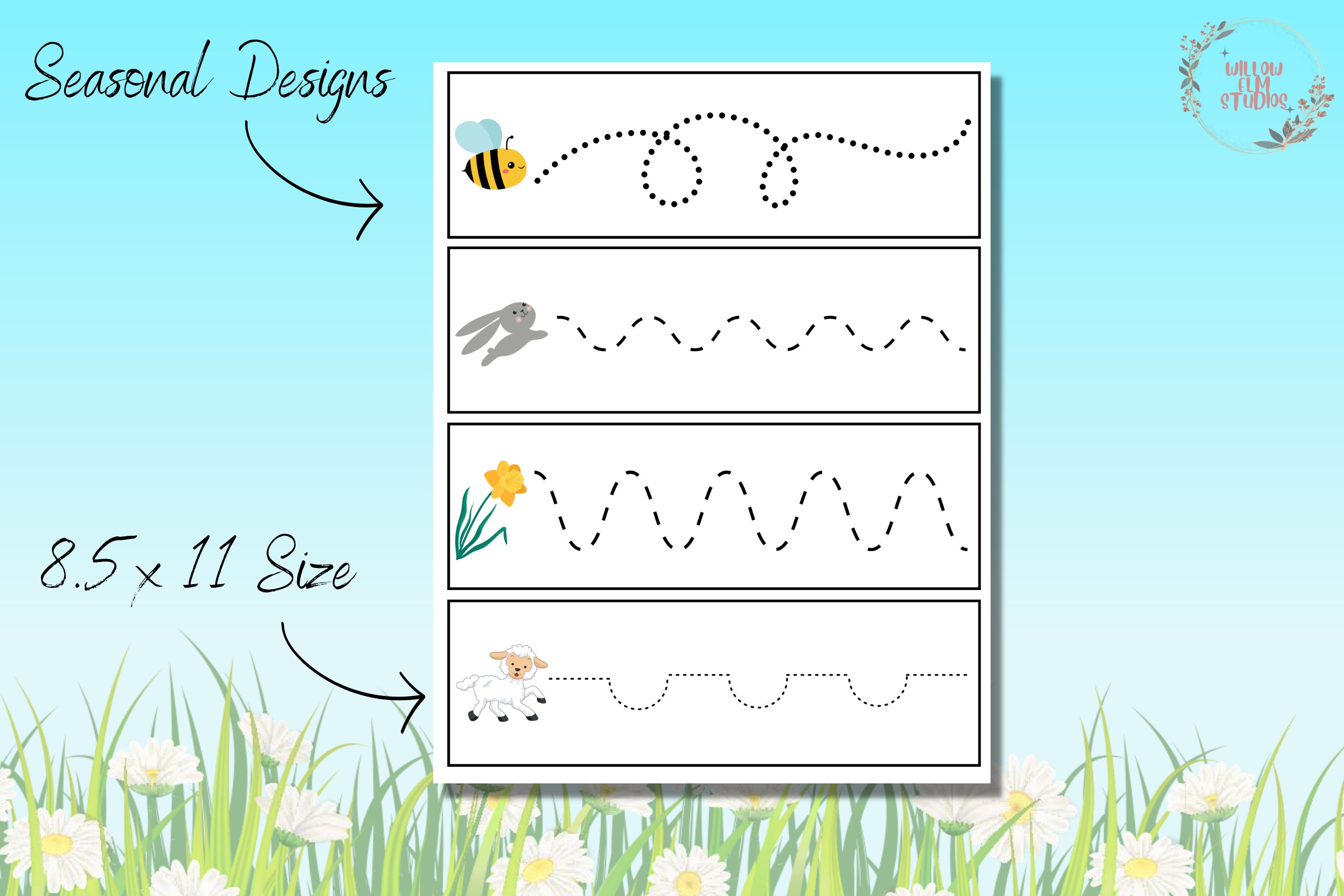 Practice Cutting Pages, Digital Download, Printable, School Activities ...