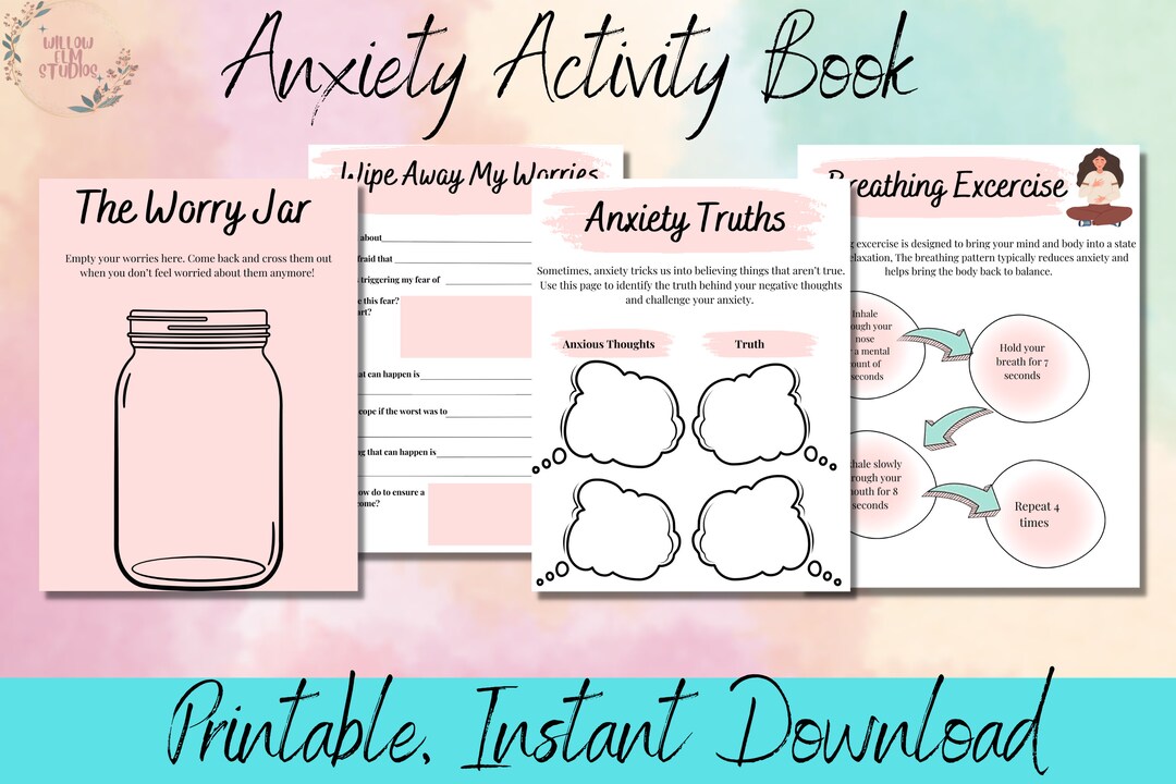 Anxiety Activity Pack - Etsy