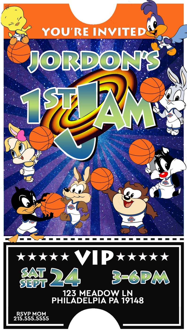 Jam Invite, Birthday Jam Birthday, Baby Jam Invite, TEXT Invite ...