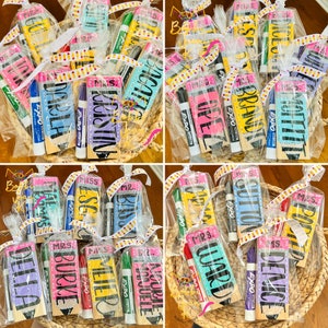 Personalized Name Dry Erase White Board Eraser & Marker Teacher Gift ...