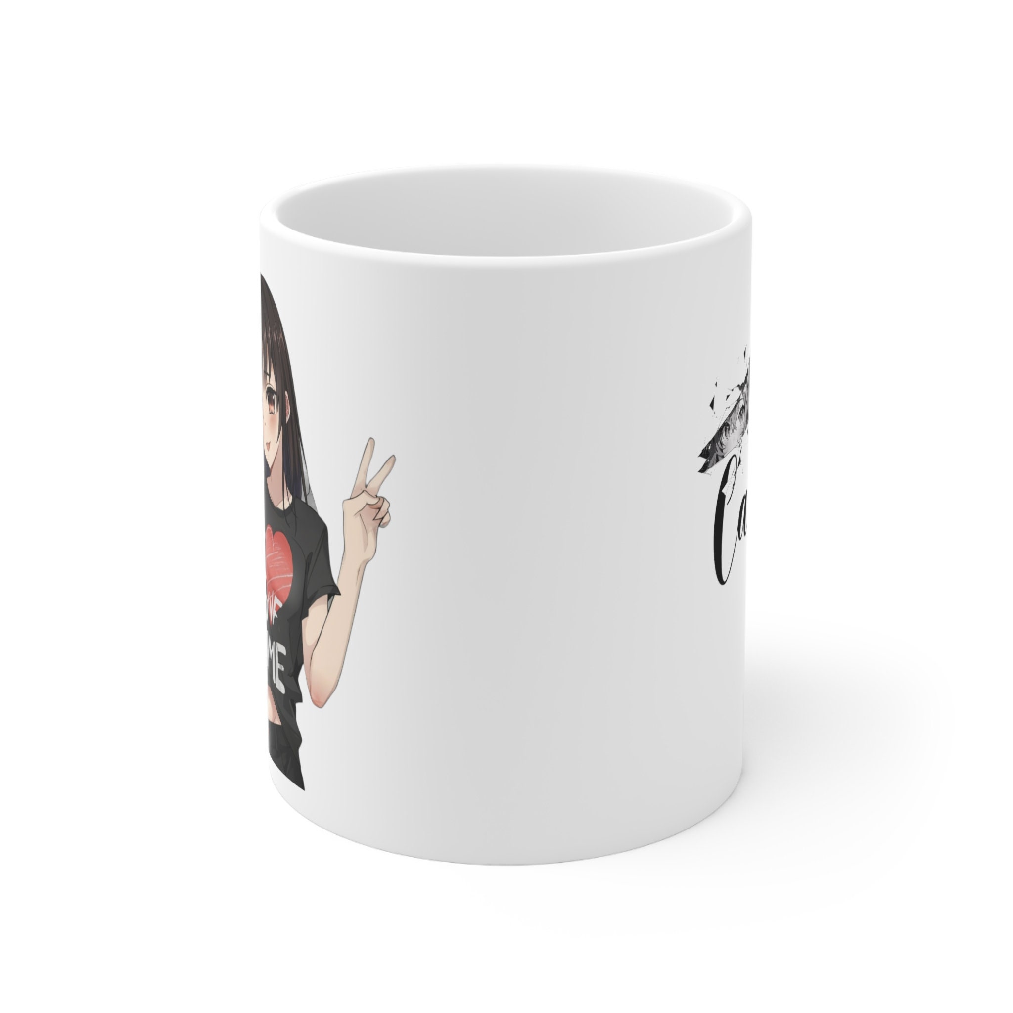 Personalized Anime Girl Love Anime Ceramic Mug 11oz Custom - Etsy