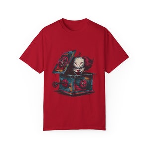 Creepy Clown Jack in the Box Shirt Clowncore Shirt Goth Clown Halloween ...