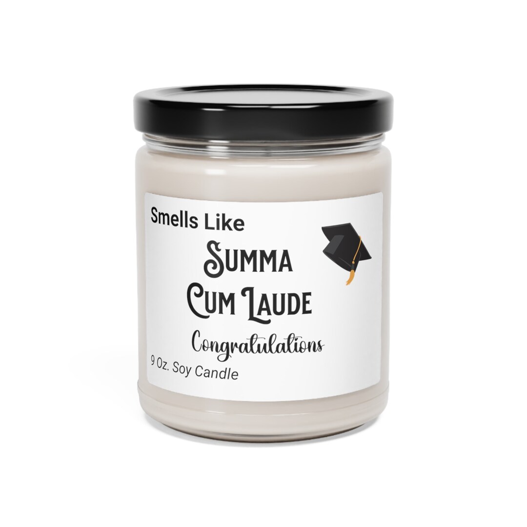 Graduation Summa Cum Laude Scented Soy Candle, 9oz Graduation Gift Gift ...