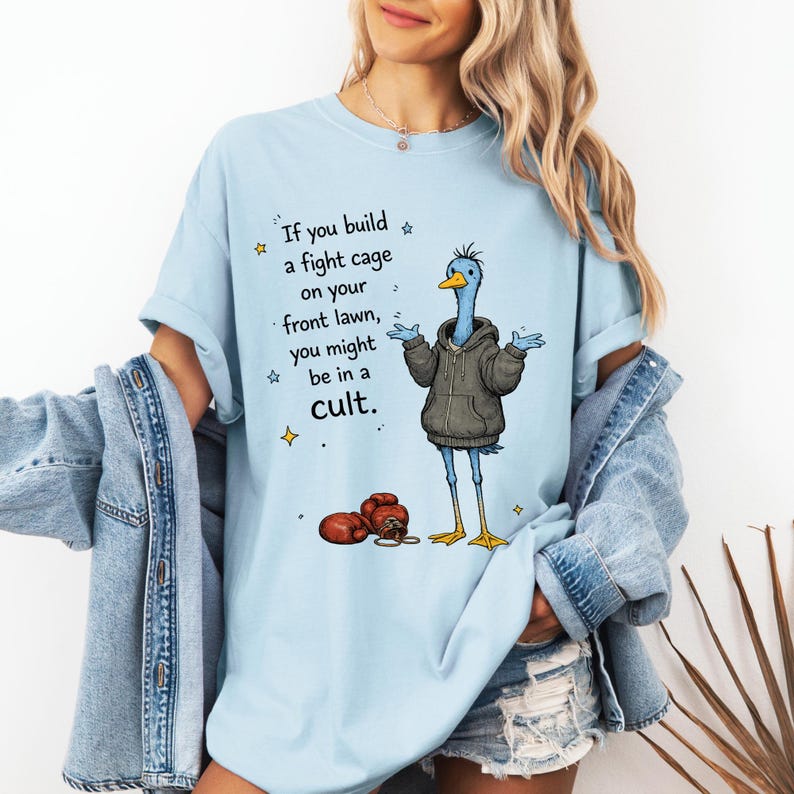 Cult Fight Cage Shirt, Anti Trump Political Satire Tee, Comfort Colors ...