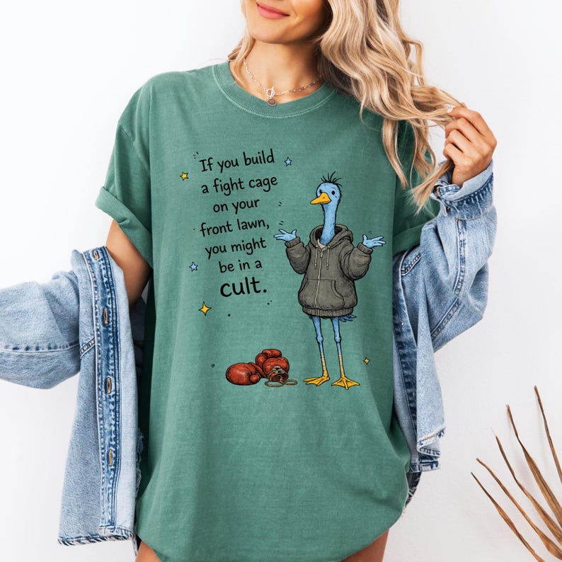 Cult Fight Cage Shirt, Anti Trump Political Satire Tee, Comfort Colors ...