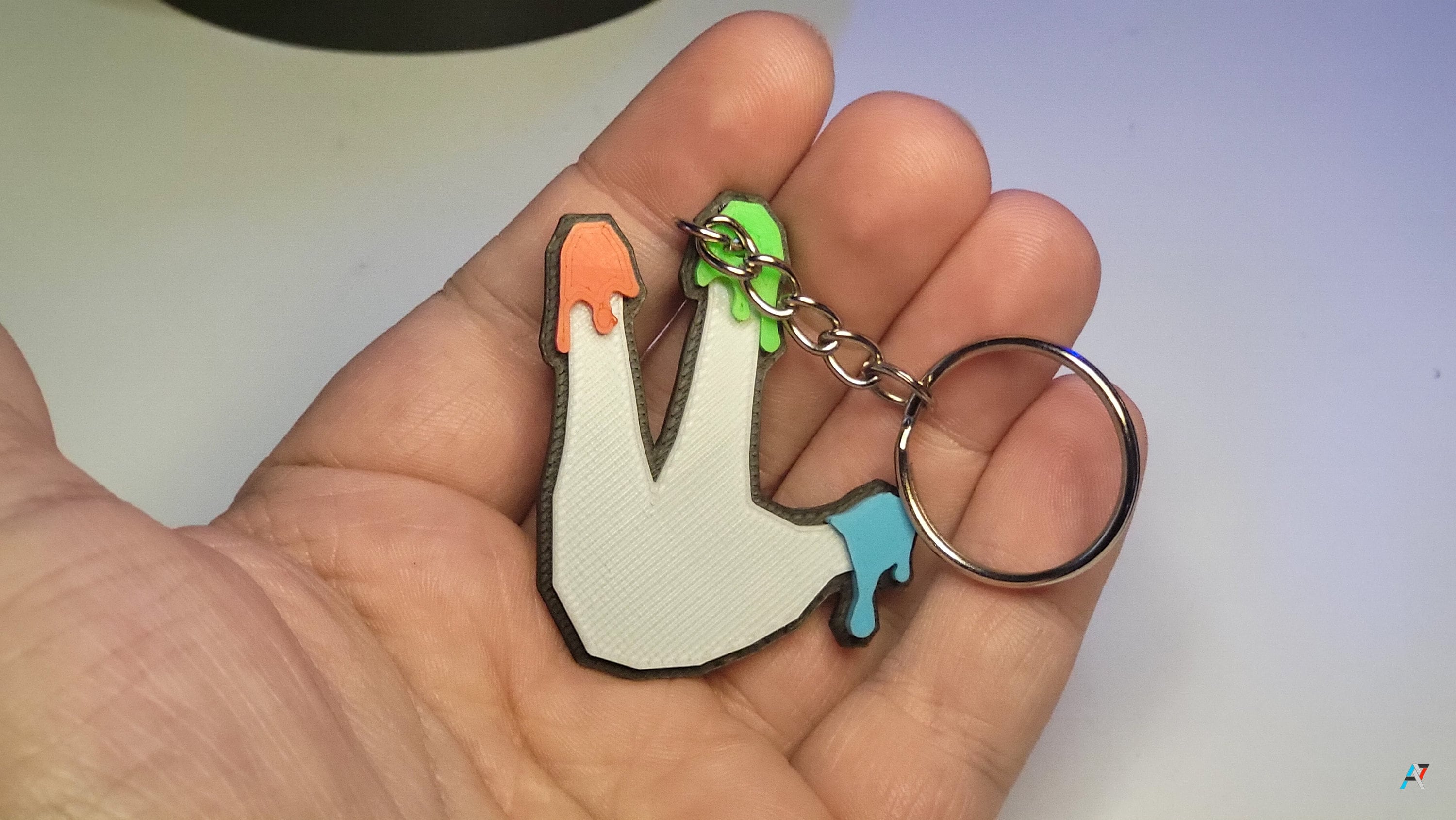 Finger Painter Keychain Gorilla Tag VR Game Cosmetic - Etsy