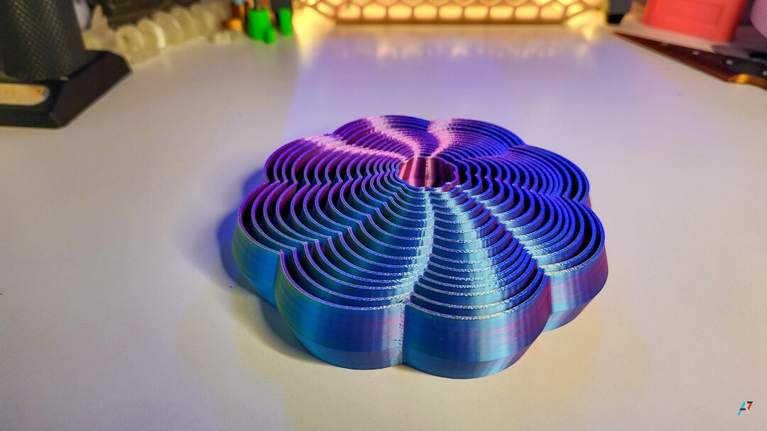 Fidget Tornado 3D Printed Cloud Sensory ASMR Desk Toy Stress Relieving ...