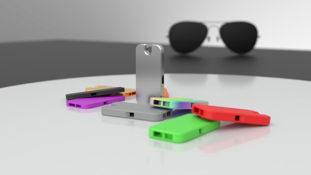 Flat Pocket Whistle Pack of 3 - Etsy