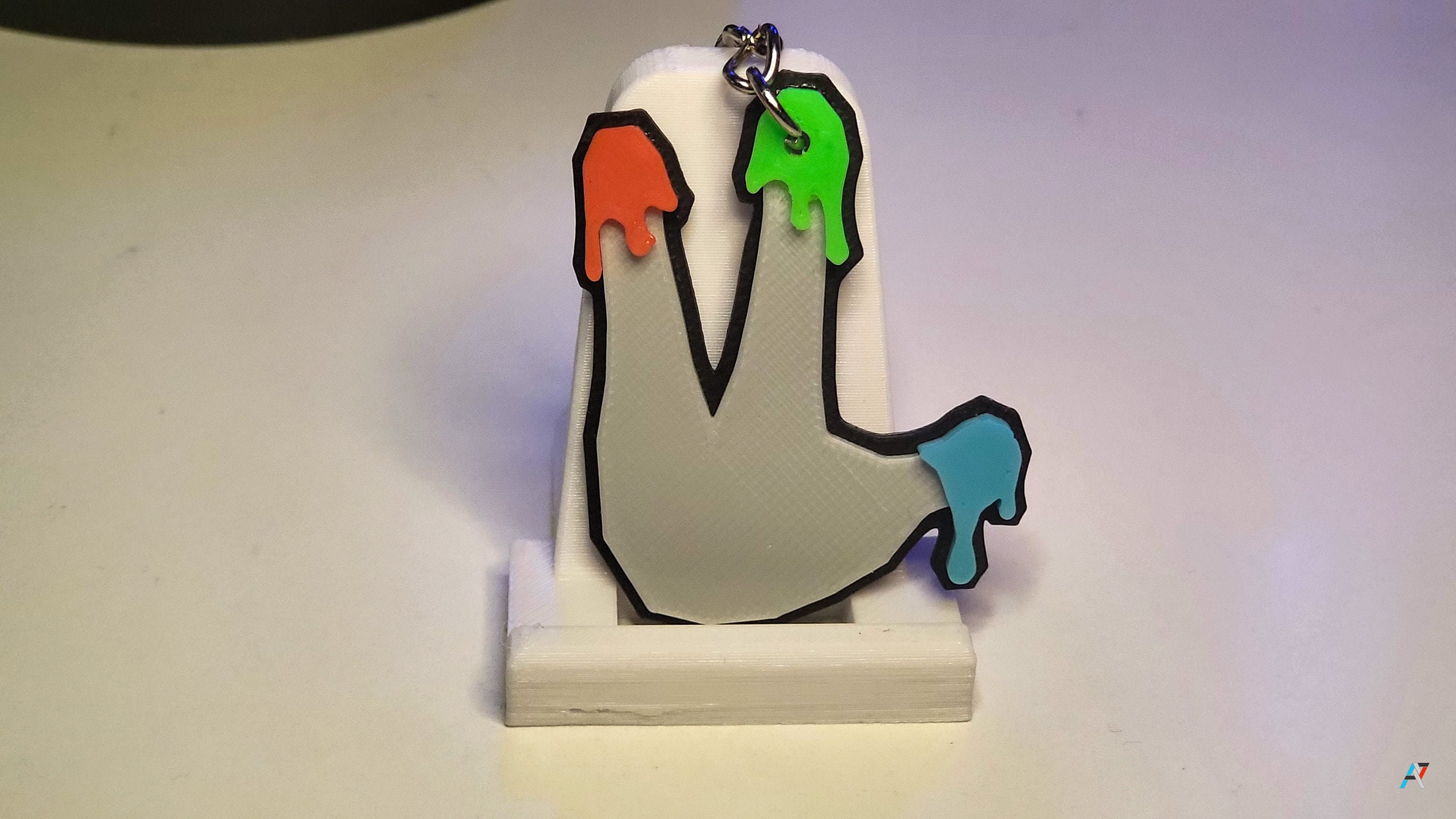 Finger Painter Keychain Gorilla Tag VR Game Cosmetic - Etsy