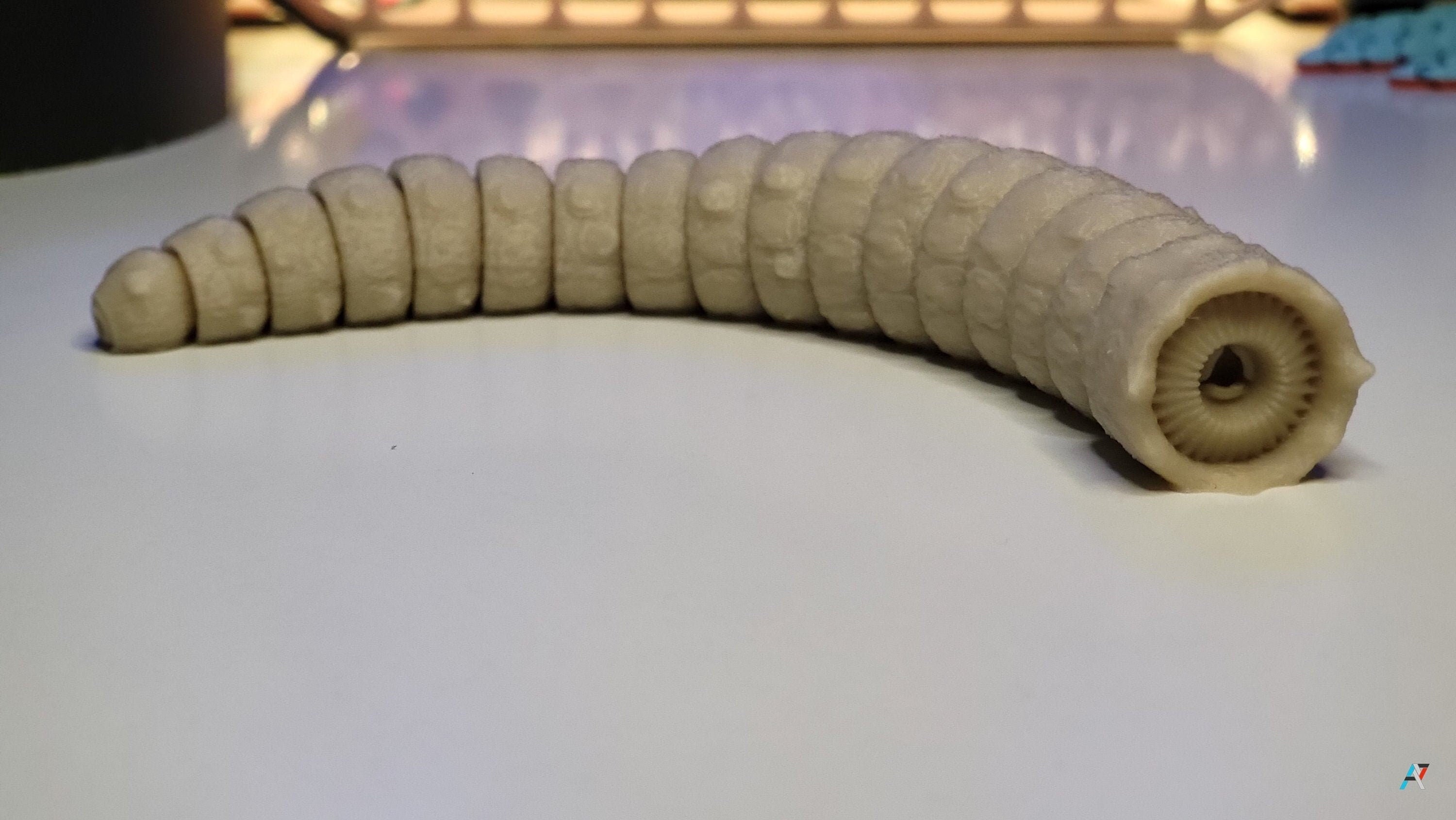 Articulated Dune Sandworm 3D Flexible Figure - Etsy