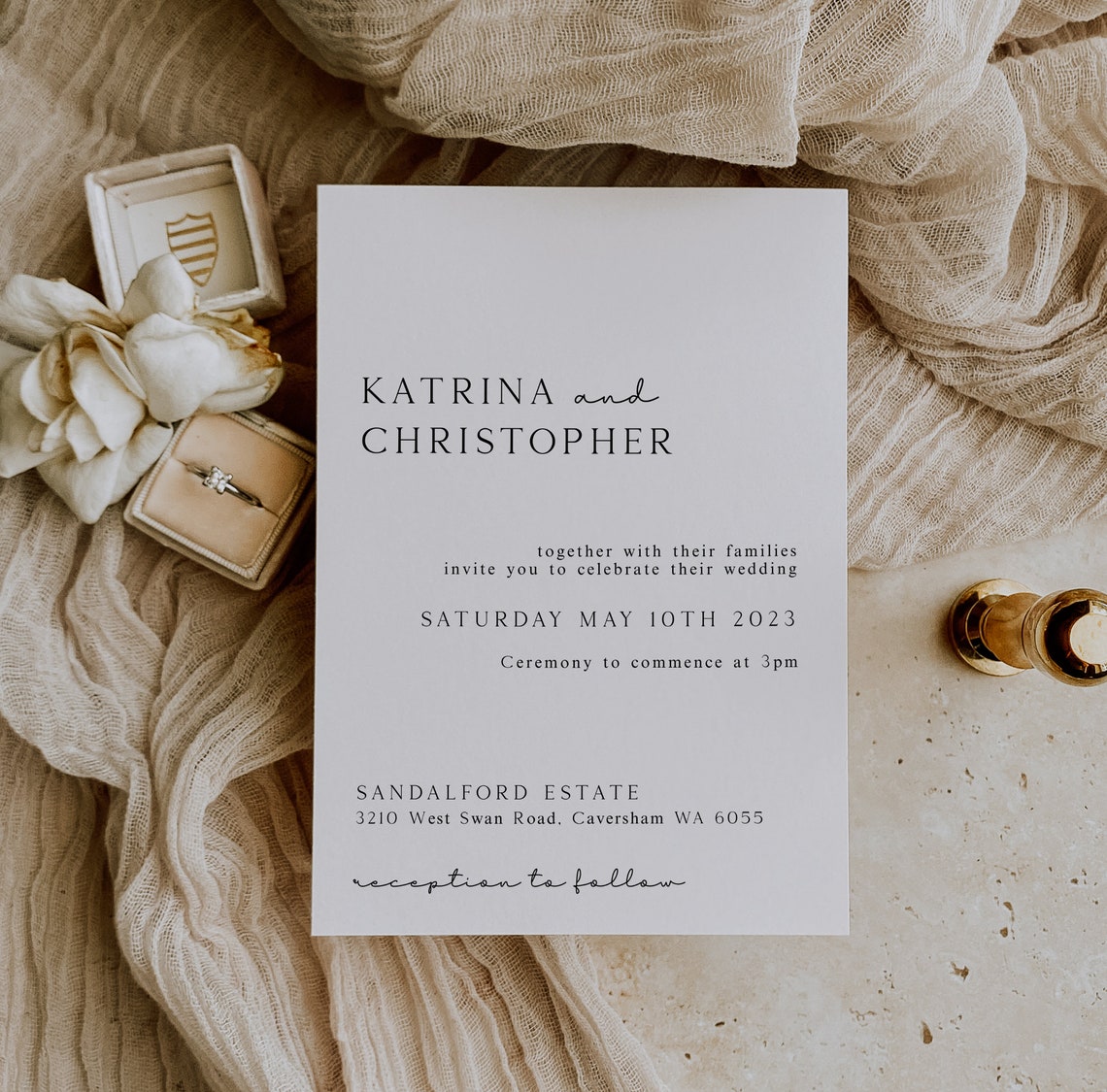 Wedding Invitation Template | Editable Wedding Invitation Template ...