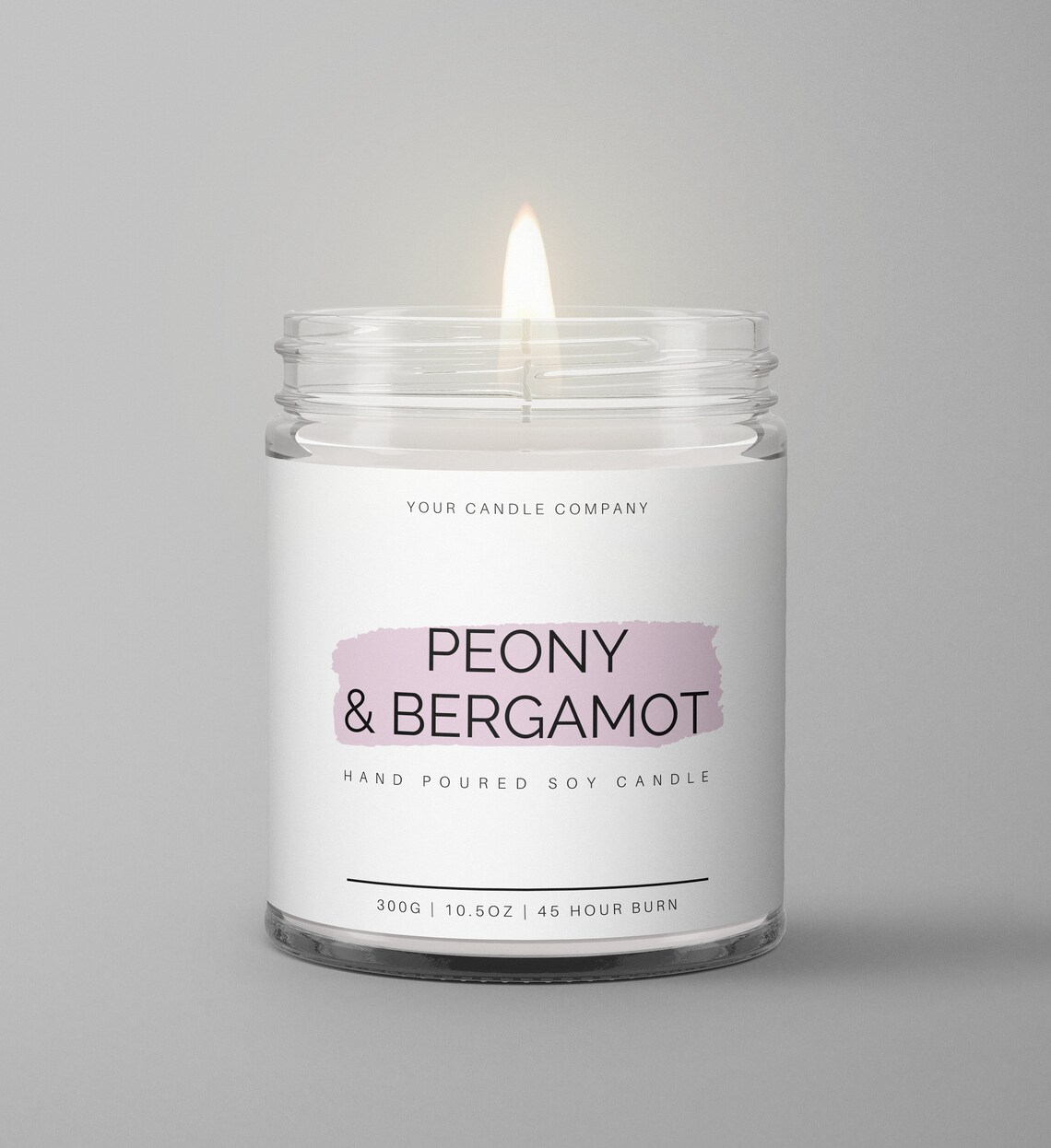 Editable Candle Label Template Minimal Style Candle Label - Etsy