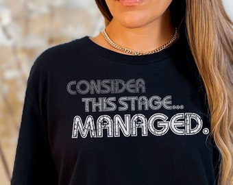 Unicorn Stage Manager Shirt Stage Manager Women Shirts - Etsy