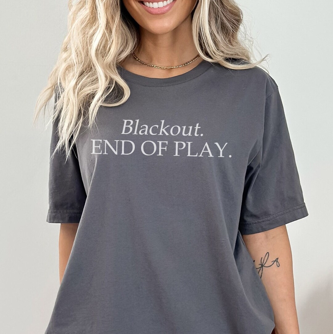 Blackout End of Play Theater Playwright Playwriting Director Comfy ...