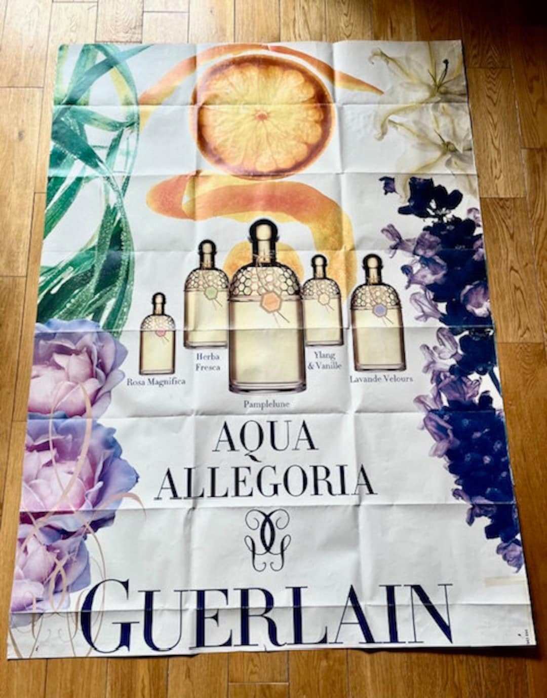 Guerlain Aqua Allegoria Bus Shelter Poster 158cmx115cm Vintage - Etsy