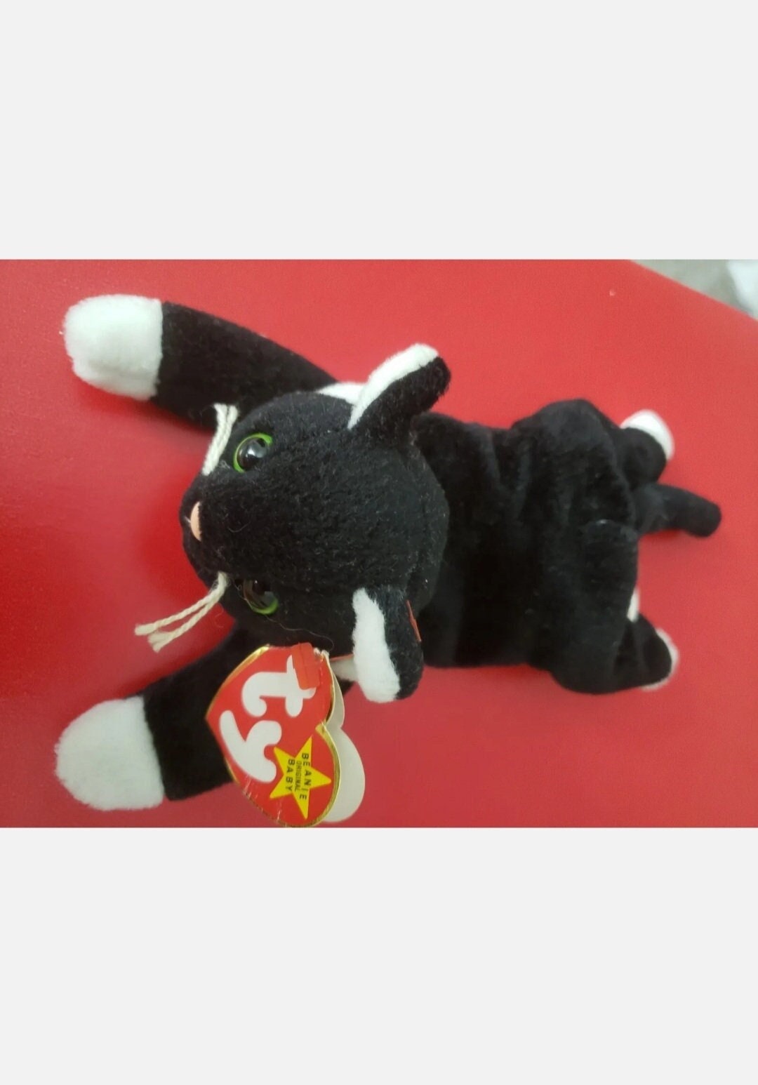 ZIP Beanie Baby Cat - Etsy