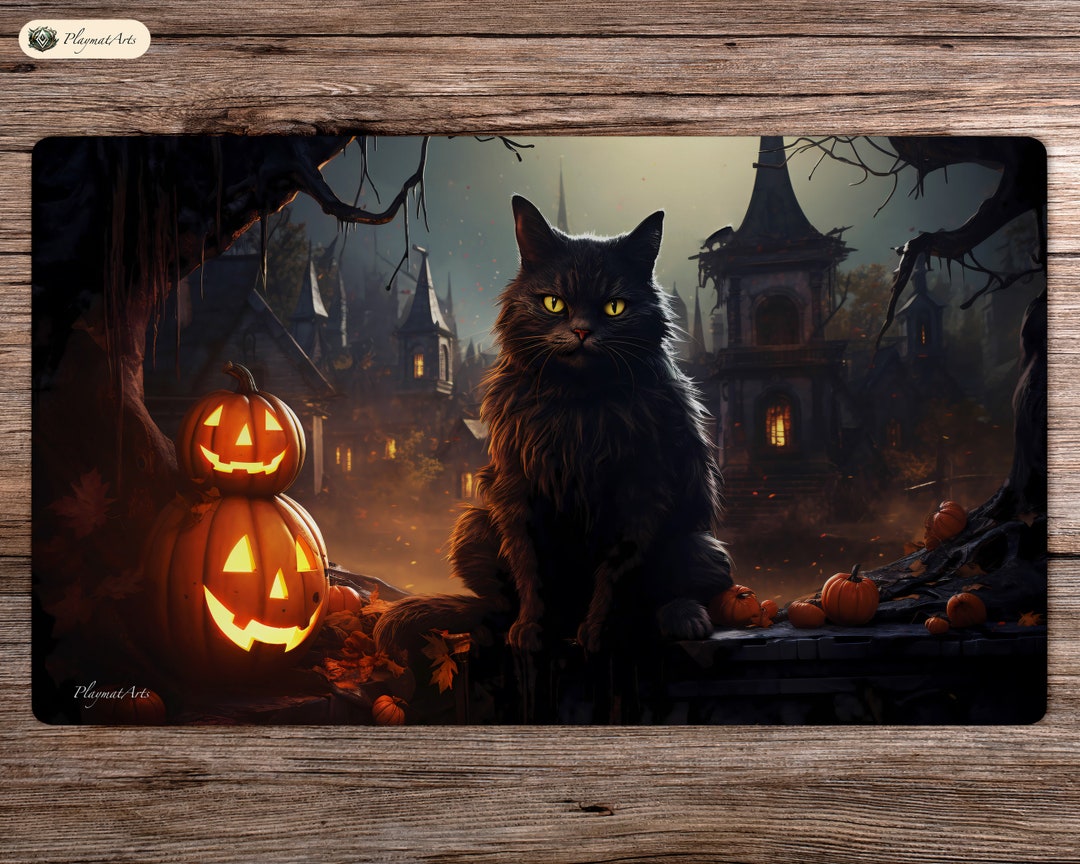 Pumpkin Prowler - 24"x14" - Playmat MTG - Board Game Mat for TCG - Etsy