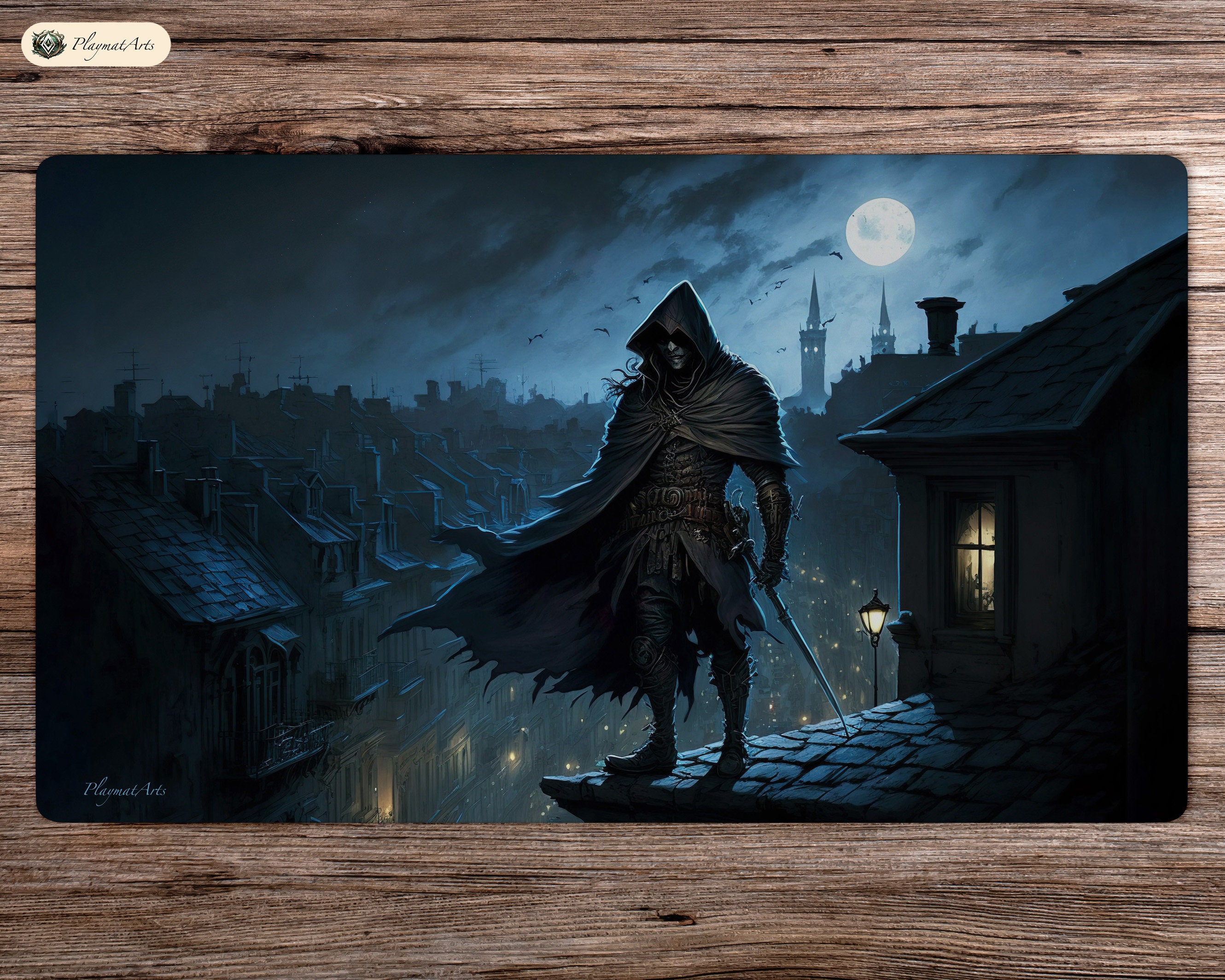 The Outcast - 24"x14" - Playmat MTG - Board Game Mat for TCG - Etsy