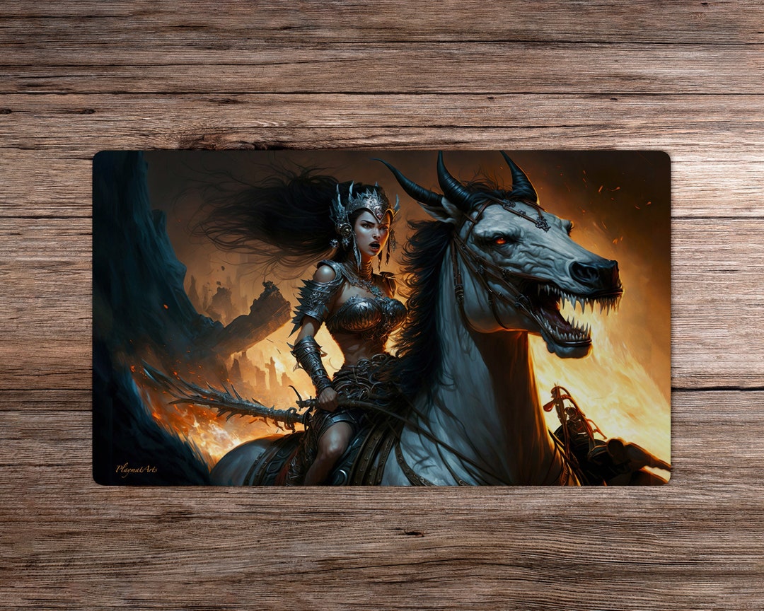 Warrior Princess 24x14 Playmat MTG Board - Etsy