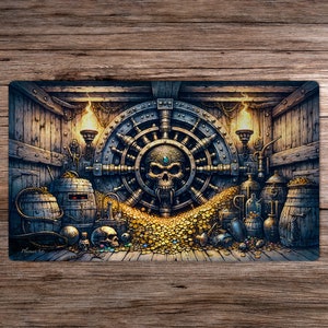 Pirate's Vault - 24"x14" - Playmat MTG - Board Game Mat for TCG - Etsy