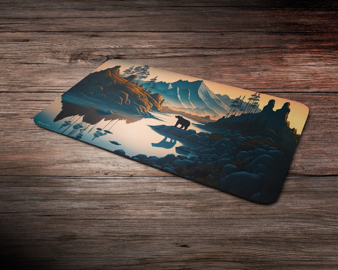 In the Mountains - 24"x14" - Playmat MTG - Board Game Mat for TCG - Etsy