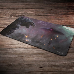 Godzilla Vs. Emrakul - 24"x14" - Playmat MTG - Board Game Mat for TCG ...