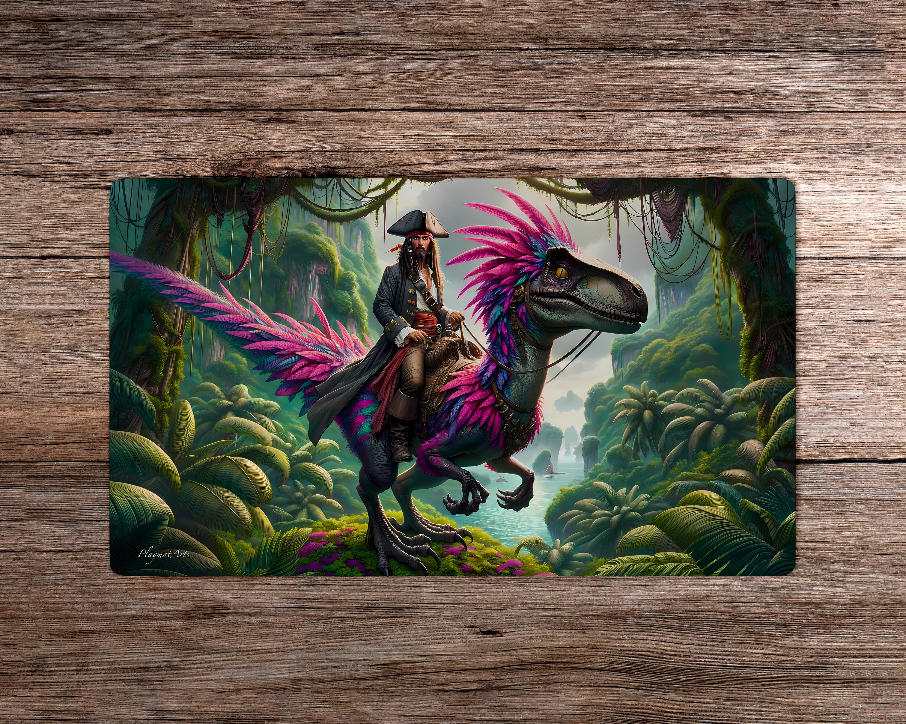 Jurassic Jack - 24"x14" - Playmat MTG - Board Game Mat for TCG - Etsy