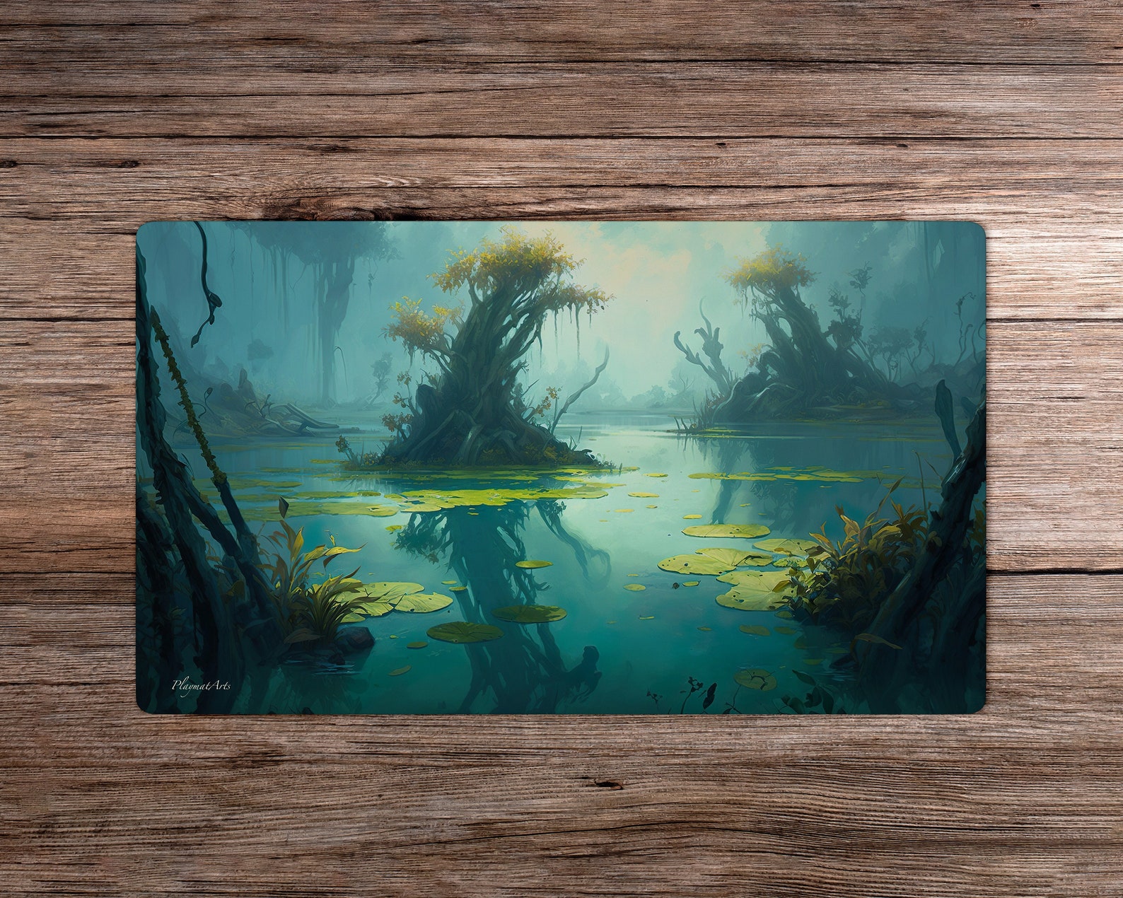 Mangrove Pond - 24"x14" - Playmat MTG - Board Game Mat for TCG - Etsy