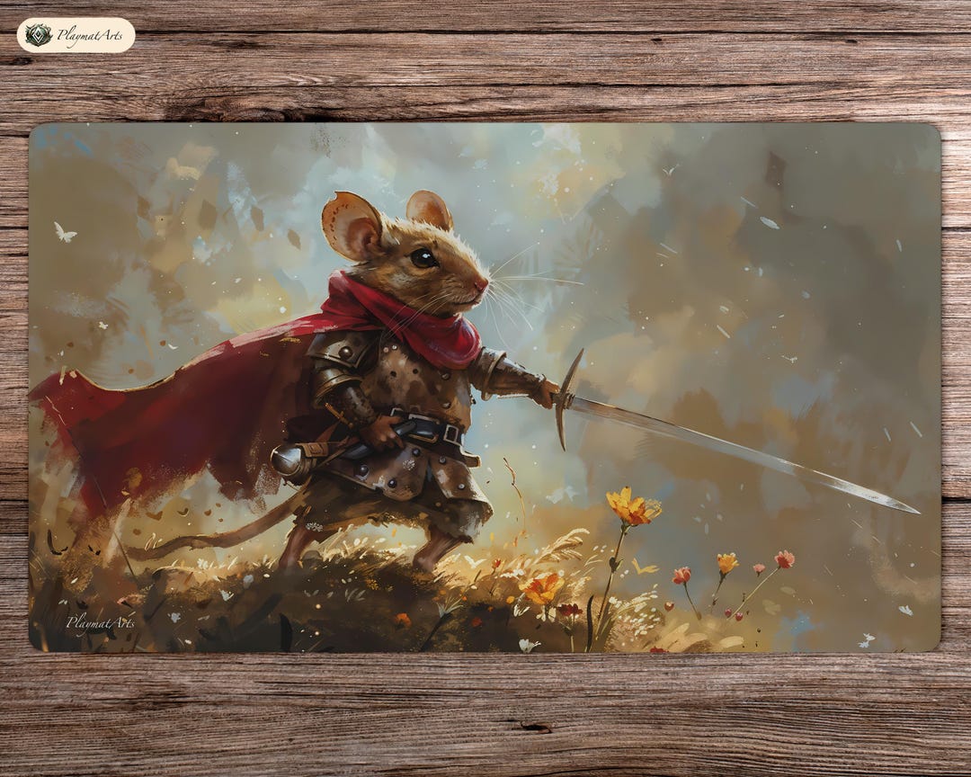 Arthur, Marigold Knight - 24"x14" - Playmat MTG - Board Game Mat for ...