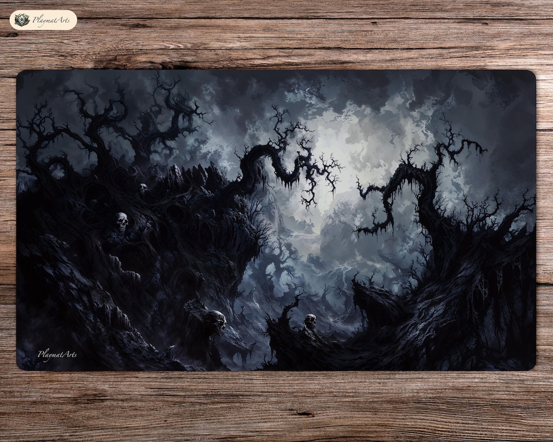 Necrotic Grove - Duskmourn - 24"x14" - Playmat MTG - Etsy