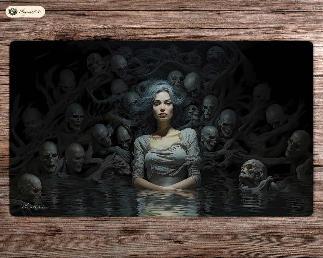Cranium Queen - 24"x14" - Playmat MTG - Board Game Mat for TCG - Etsy