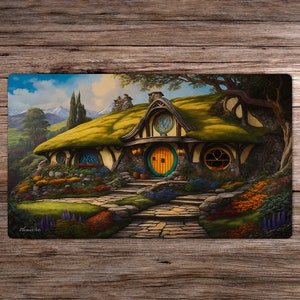 Hobbits Cottage - 24"x14" - Playmat MTG - Board Game Mat for TCG - Etsy