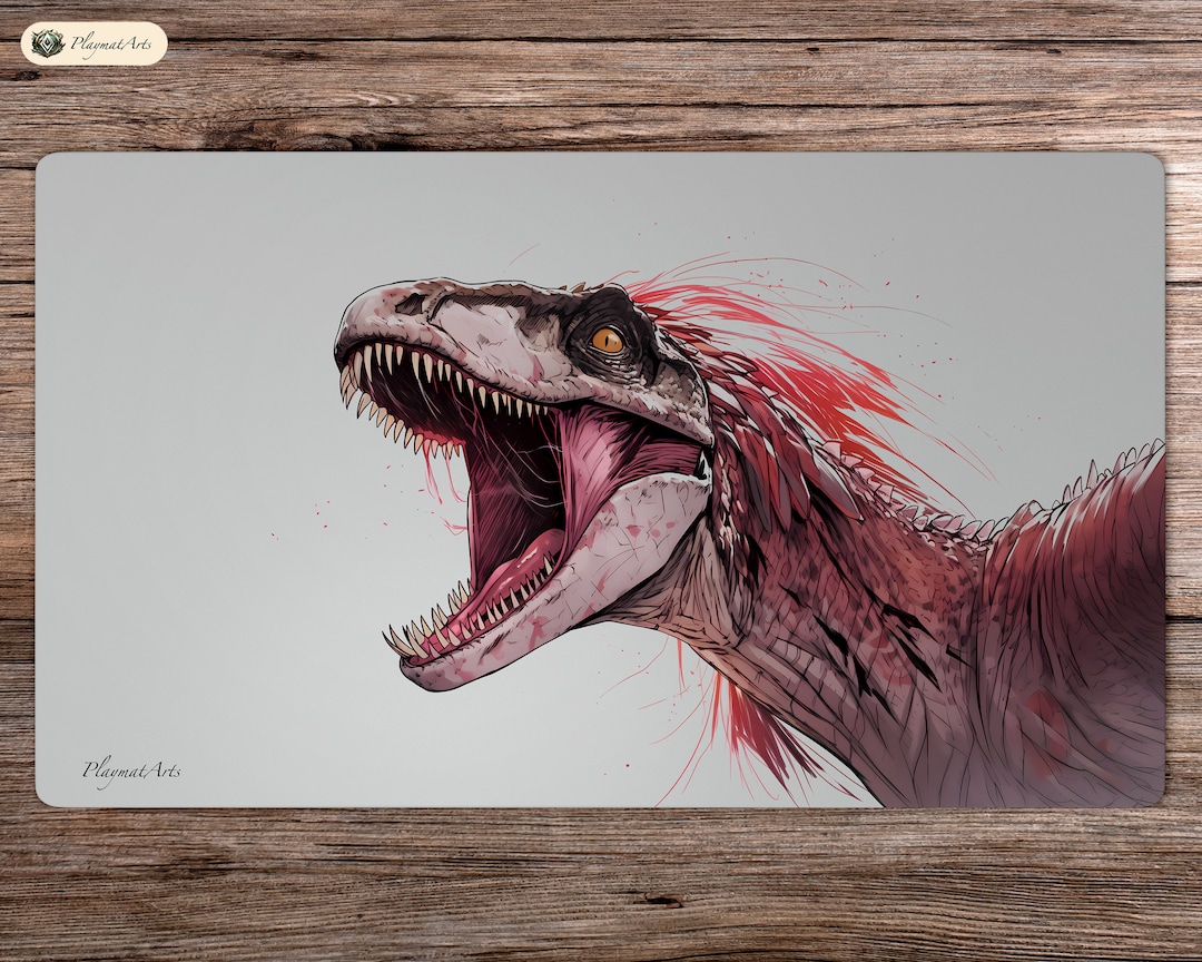 Prehistoric Hues 24x14 Playmat MTG Board Game Mat for TCG - Etsy