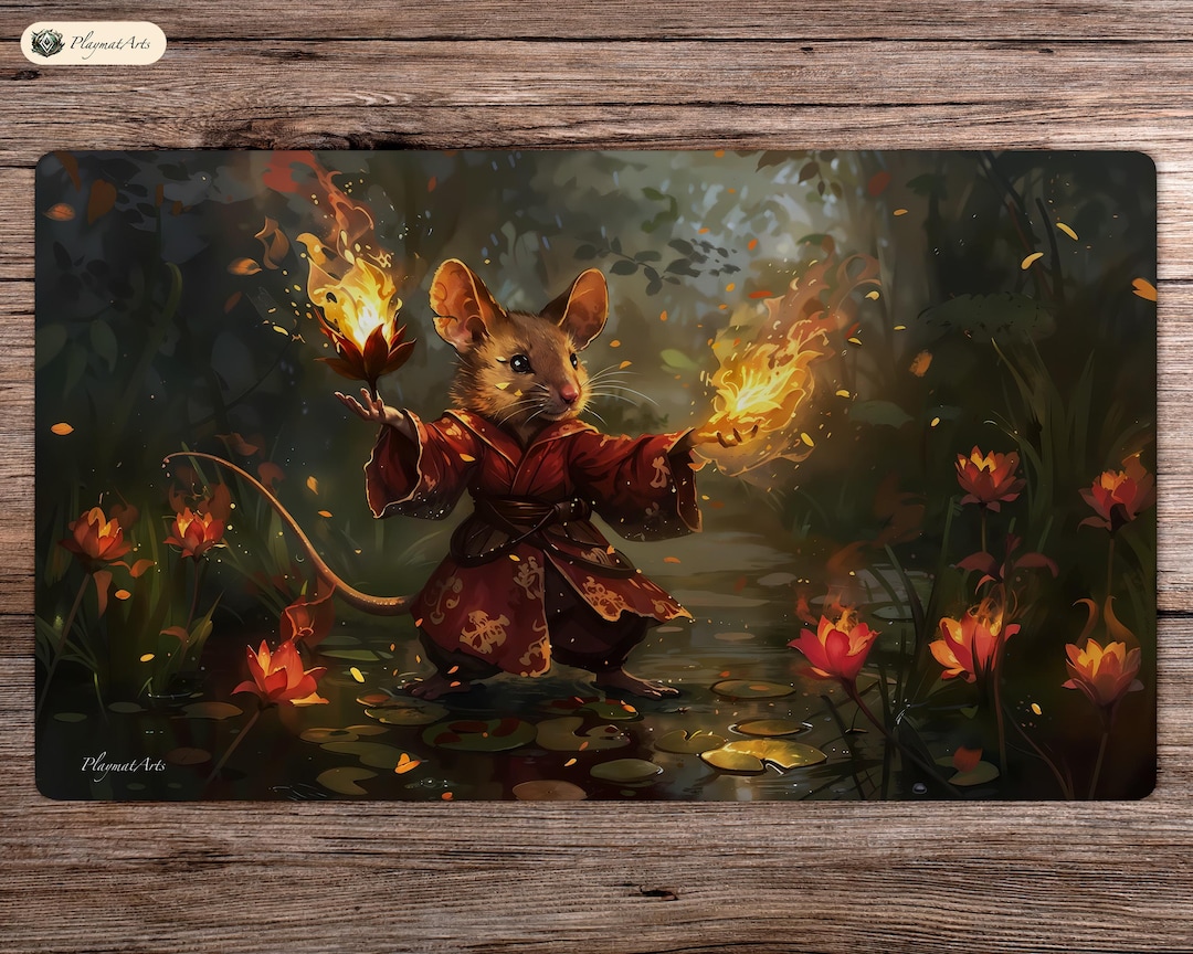 Heartfire Hero - 24"x14" - Playmat MTG - Board Game Mat for TCG - Etsy
