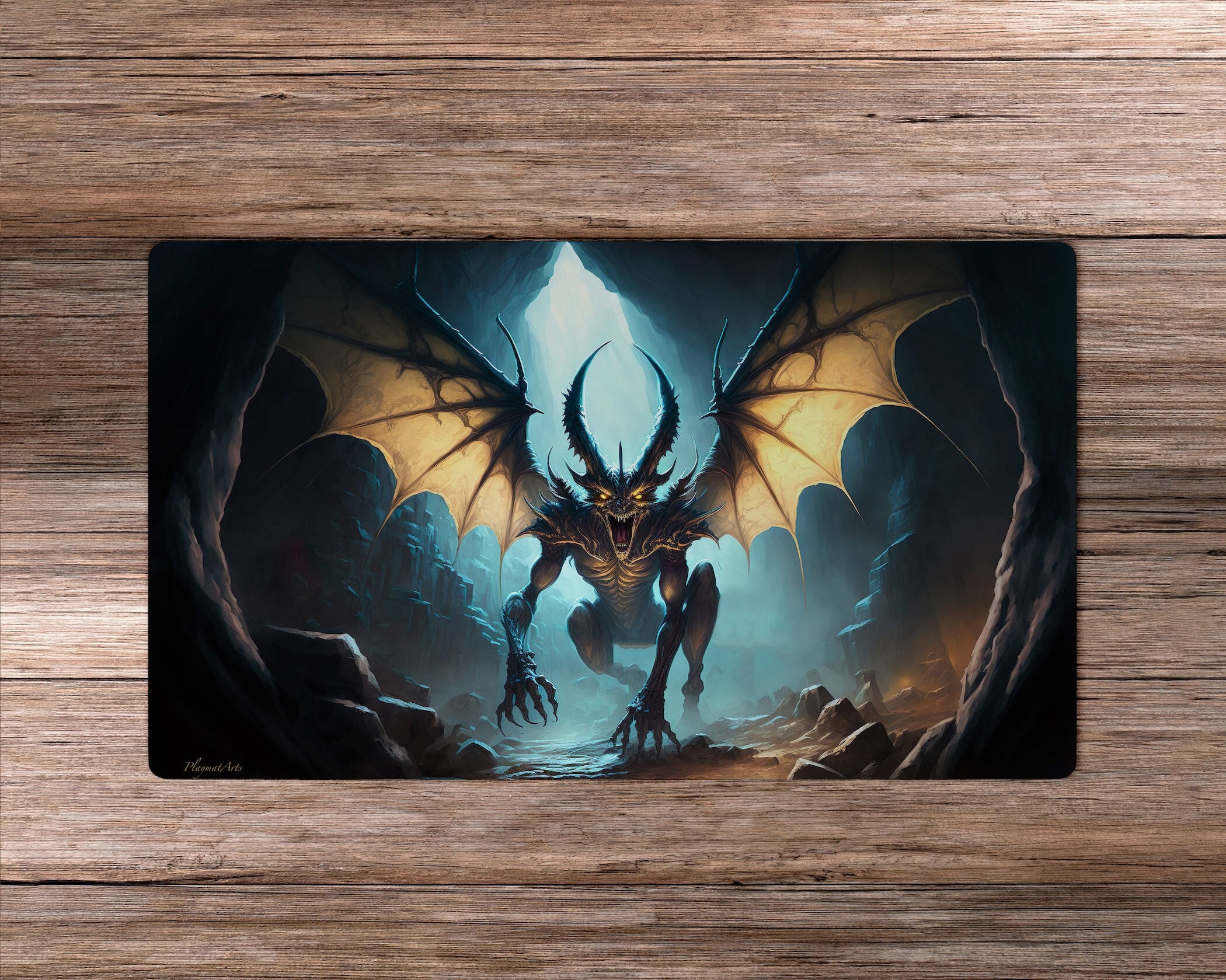 The Bat's Lair - 24"x14" - Playmat MTG - Board Game Mat for TCG - Etsy