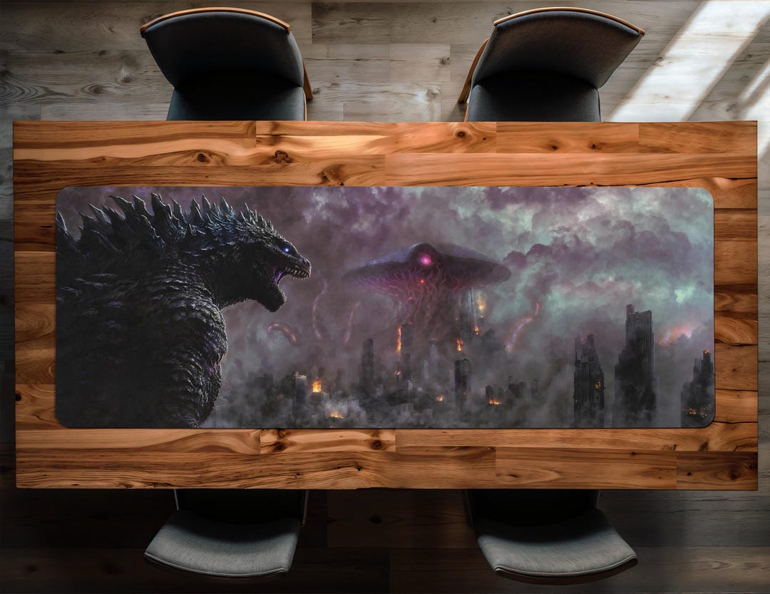 Godzilla Vs. Emrakul 70x26 6 Ft Xxl Playmat Mtg Board Game Mat for Tcg ...