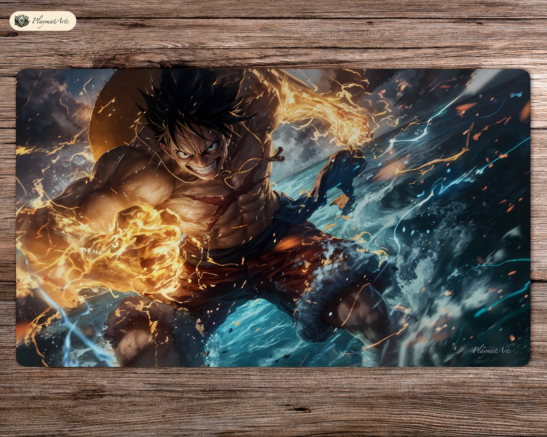 Gomu Gomu No Red Hawk 24x14 One Piece Playmat - Etsy