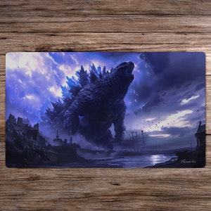Godzilla - 24"x14" - Playmat MTG - Board Game Mat for TCG - Etsy