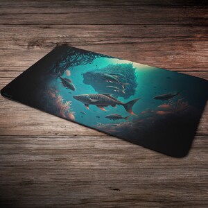 Sanctuary of the Merfolk - 24"x14" - Playmat MTG - Board Game Mat for ...