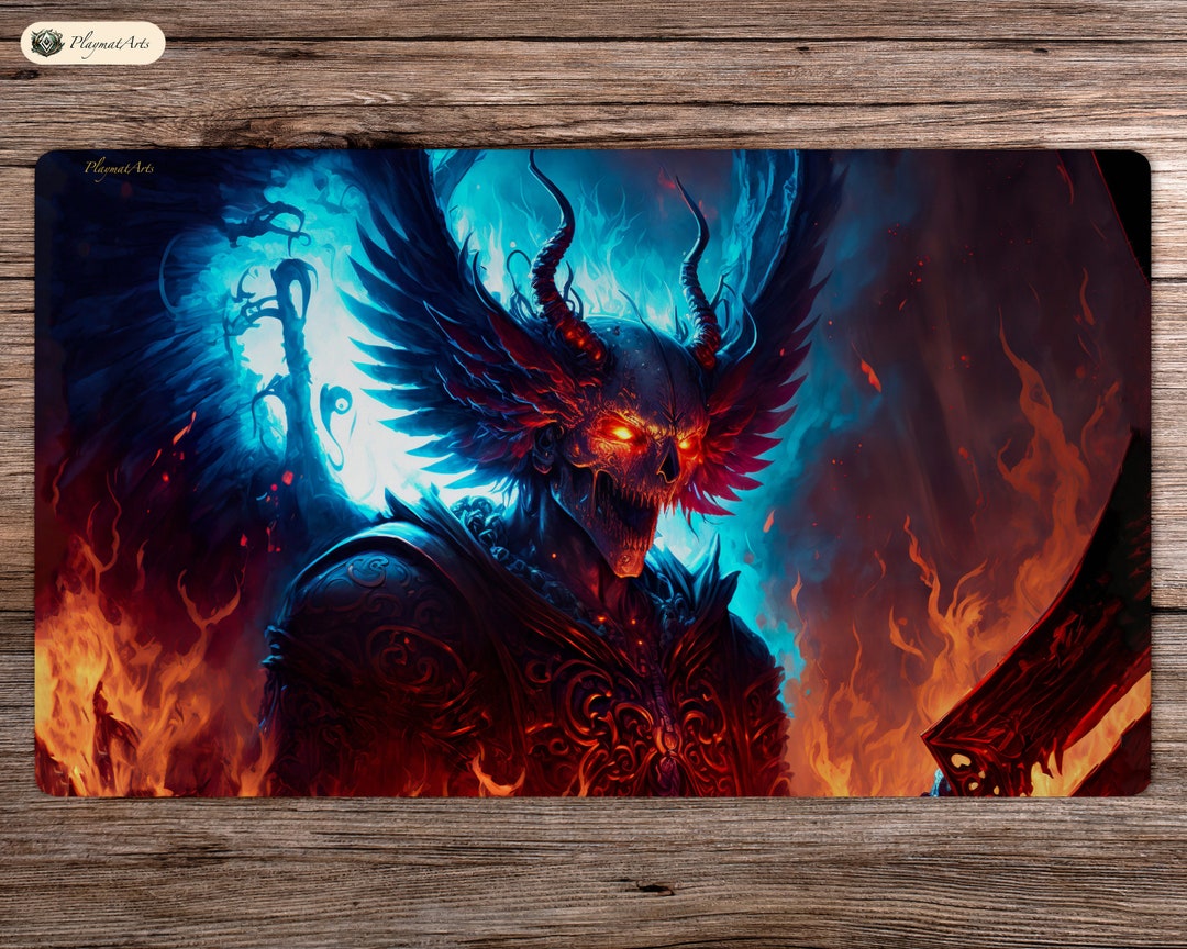 Devil Himself - 24"x14" - Playmat MTG - Board Game Mat for TCG - Etsy
