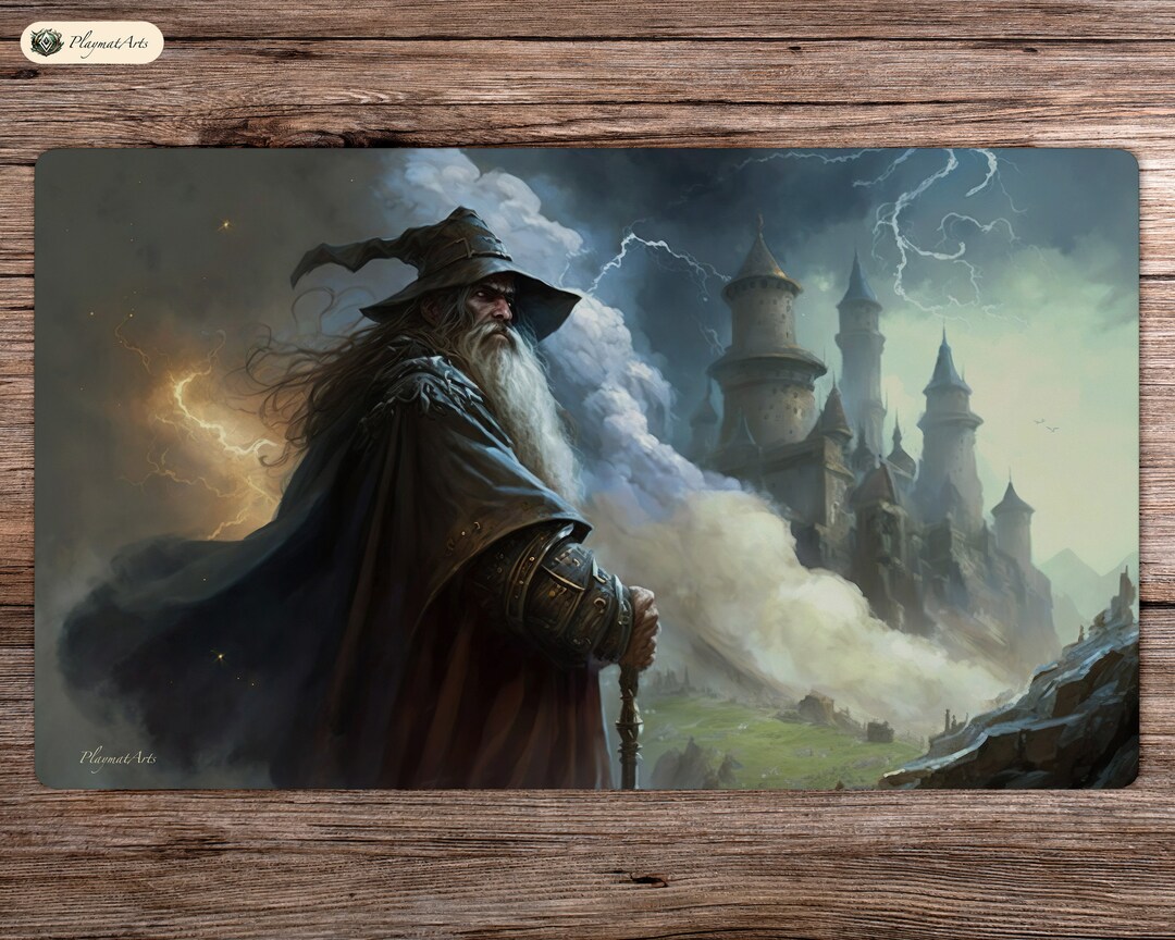 Powerful Magic 24x14 Playmat MTG Board Game Mat for TCG - Etsy