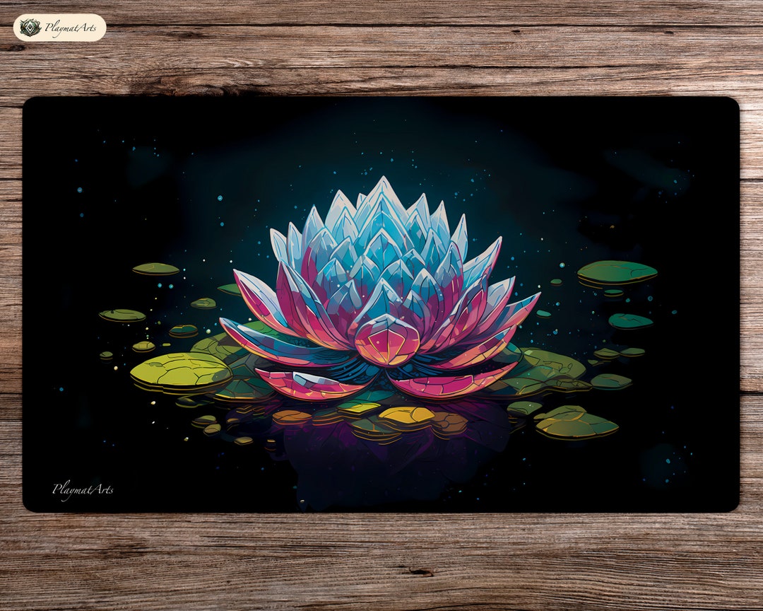 Retro Lotus 24x14 Playmat MTG Board Game Mat for TCG - Etsy