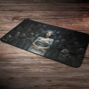 Cranium Queen - 24"x14" - Playmat MTG - Board Game Mat for TCG - Etsy